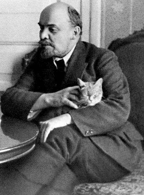 Ο Λένιν με μια Γάτα - Cat Is Art